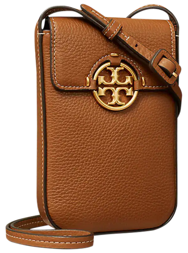 Tory Burch Miller Phone Crossbody In Light Umber 24% Off