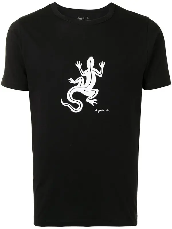 AGNÈS B. Logo-print Cotton T-shirt