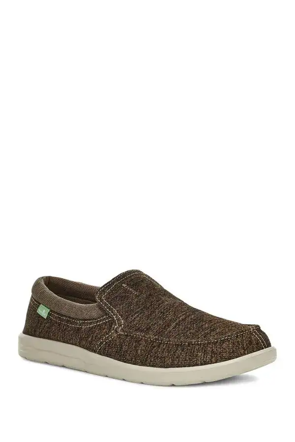Sanuk Hi-Bro Lite Slip-On Sneaker Brown Editorialist