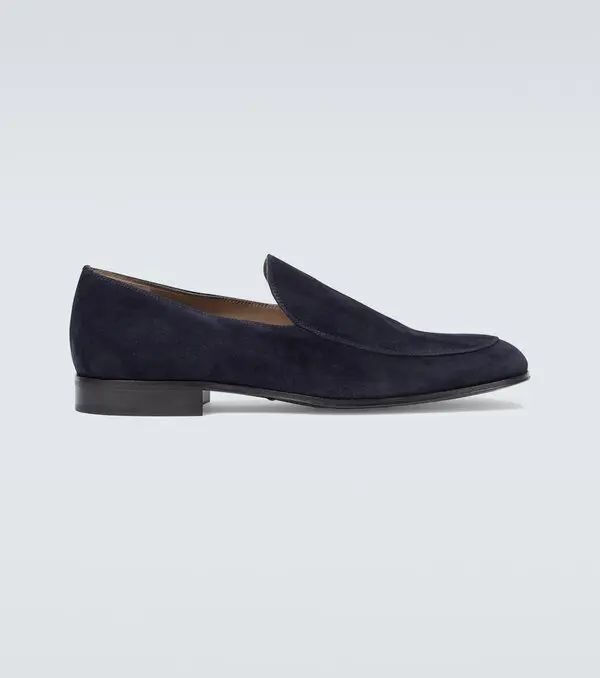 GIANVITO ROSSI Marcello Suede Loafers