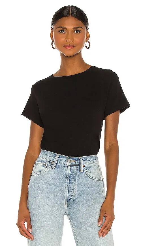 RE/DONE X Hanes The Classic Tee - Washed Black
