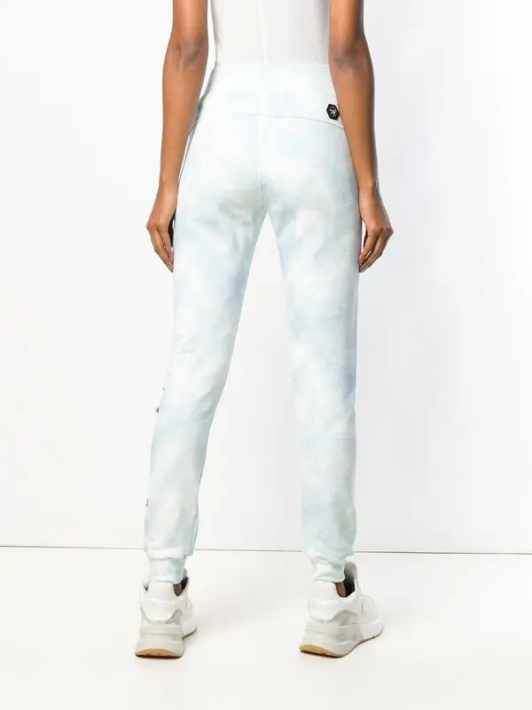 Philipp Plein Beverly Hills Crystal Embellished Track Pants