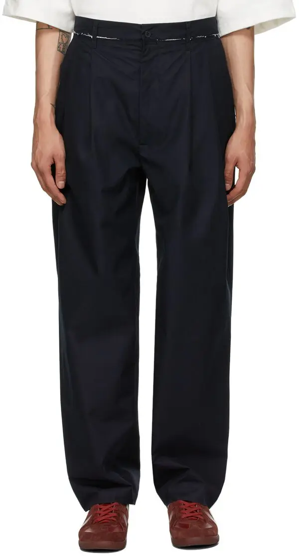 Camiel Fortgens Exclusive Navy Suit Trousers In Darkblue - 75% Off 