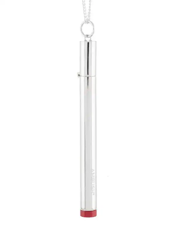 Ambush Cigarette Case Necklace - Silver