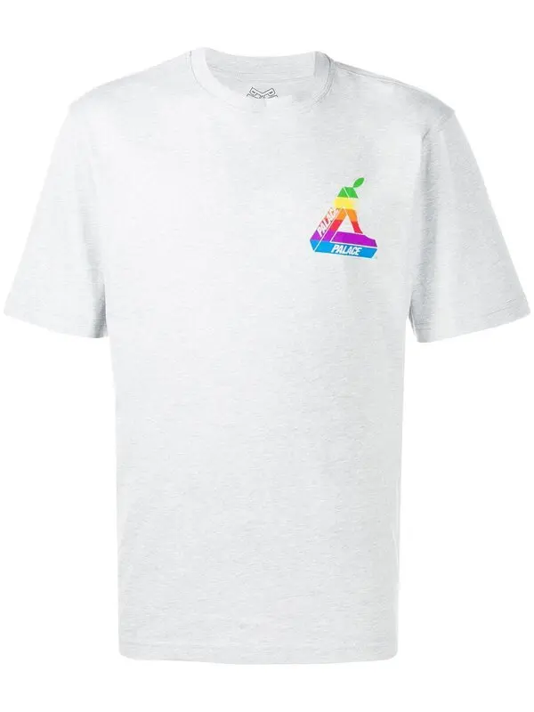 PALACE Jobsworth Logo-print T-shirt - Grey