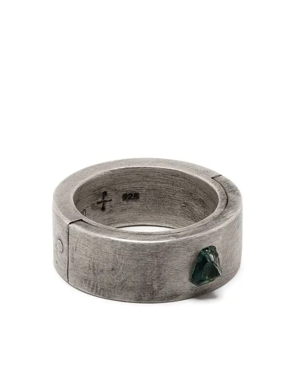 PARTS OF FOUR Sistema Band Ring - Silver