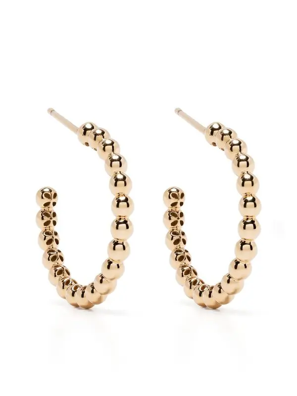 PRAGNELL 18kt Yellow Bohemia Large Hoop Earrings - Gold