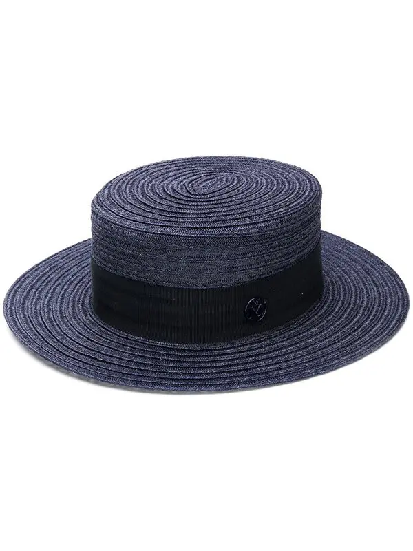 MAISON MICHEL Kiki Hat - Blue
