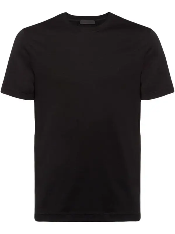 Prada Round Neck T-shirt - Black