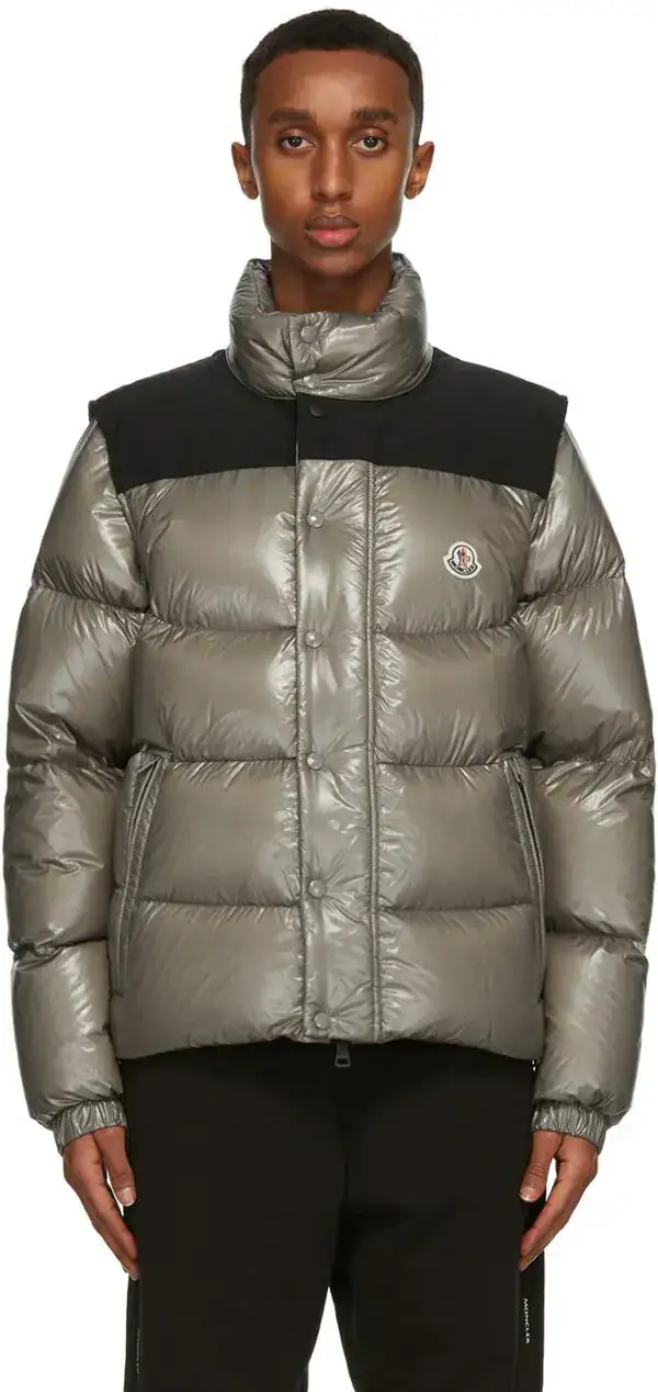 Leschaux Removable Sleeve Moncler Leschaux Jacket Moncler Green