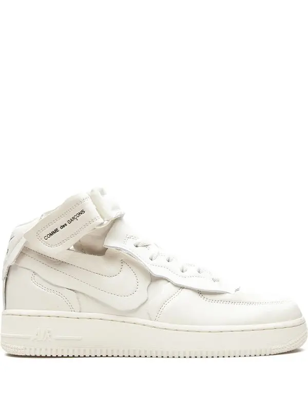 Nike X Comme Des Garçons Air Force 1 Mid Sneakers
