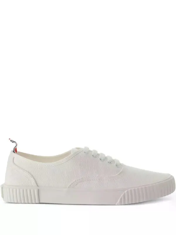 Thom Browne Heritage Canvas Sneakers - White