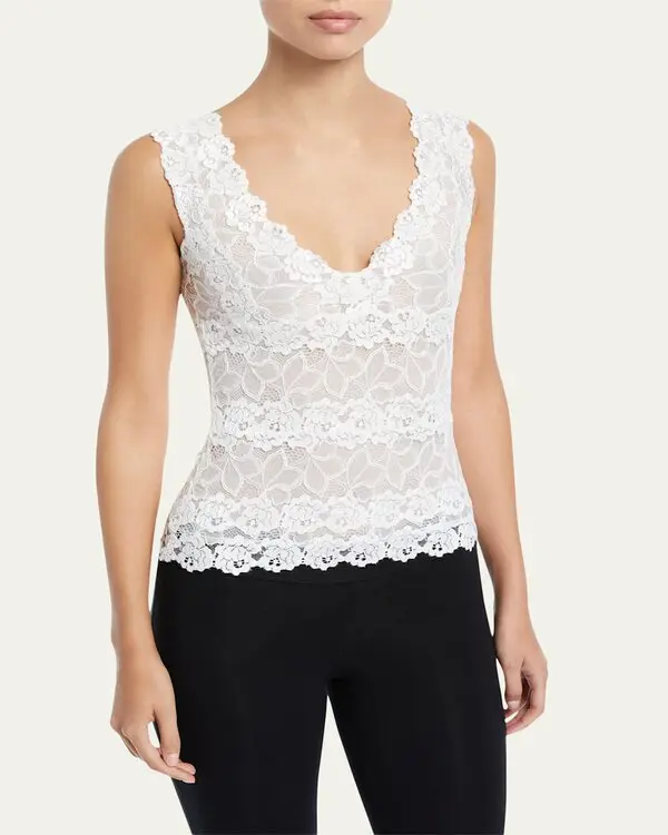 Natori Rose Parfait Lace Tank Top - Waw