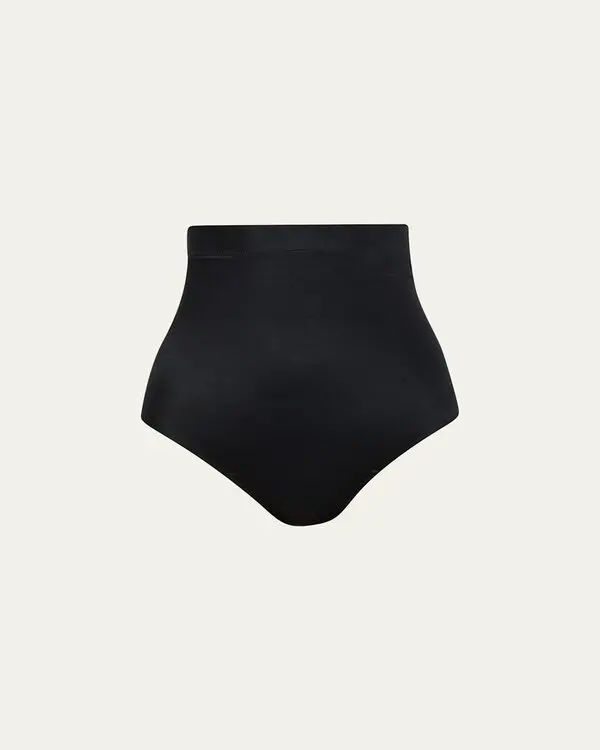 Spanx Spanxshape Suit Your Fancy High-waisted Thong - Very Black