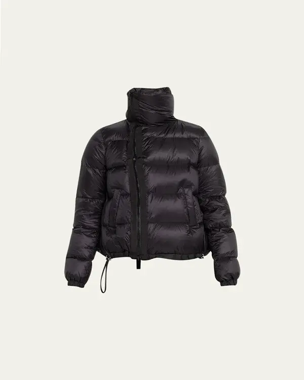 Sacai Quilted Short Puffer Jacket - Black