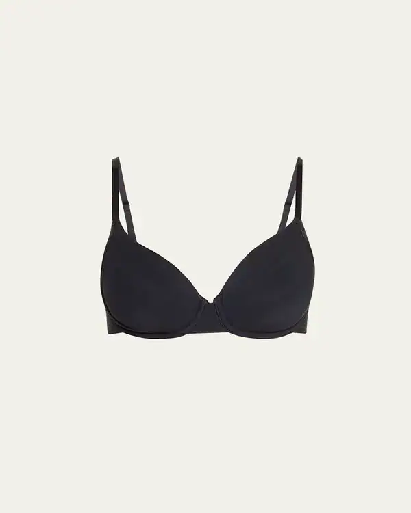 Hanro Cotton Sensation Underwire Bra - Black | Editorialist