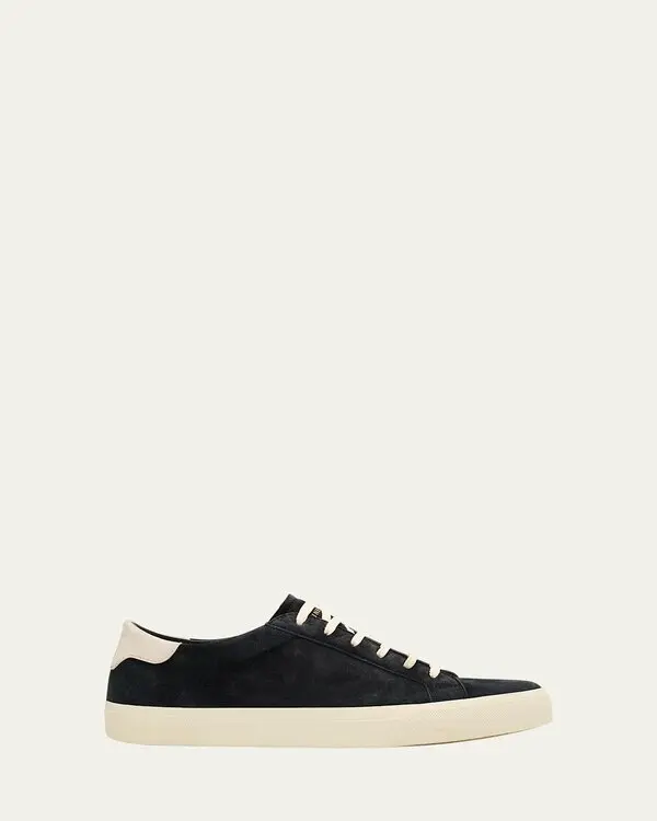 Brunello Cucinelli Suede Low-top Sneakers - Dark Grey