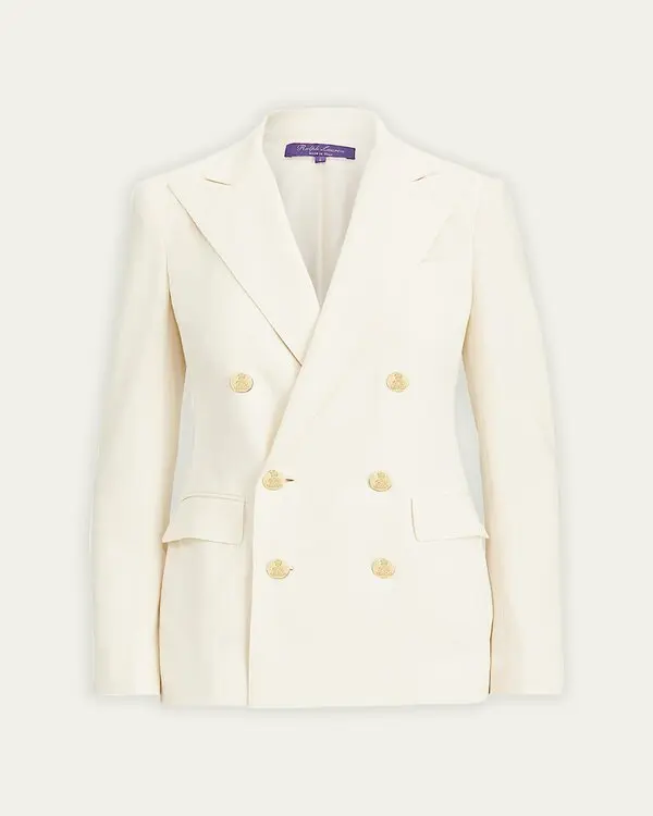 Ralph Lauren Camden Cashmere Jacket - Cream