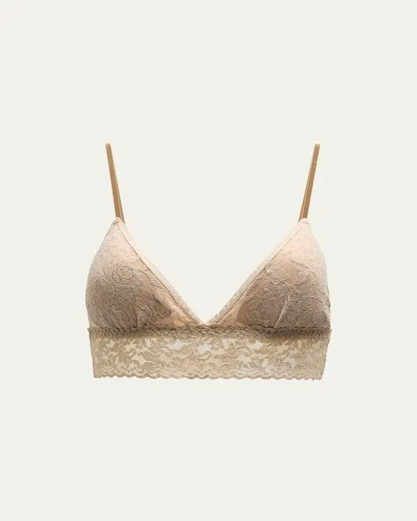 Hanky Panky Signature Lace Padded Triangle Bralette - Chai
