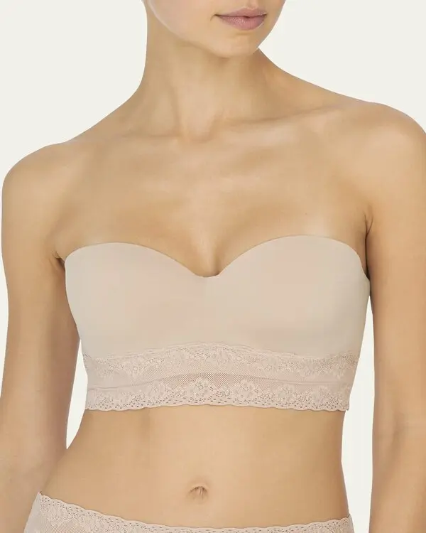 Natori Bliss Perfection Strapless Underwire Contour Bra - Cafe
