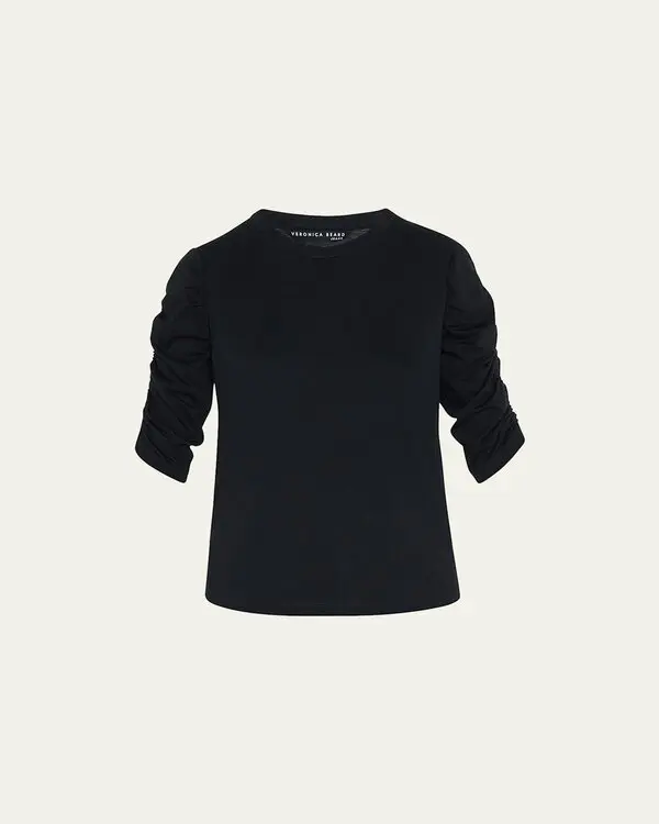 Veronica Beard Waldorf Tee - Black