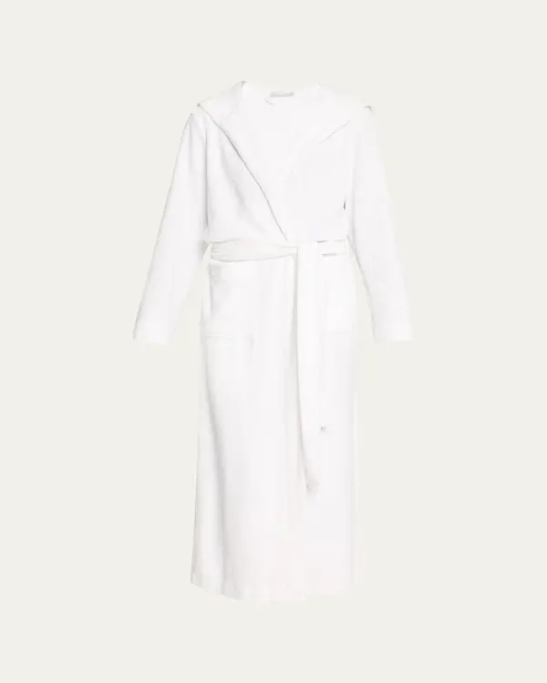 Hanro Hooded Plush Long Robe