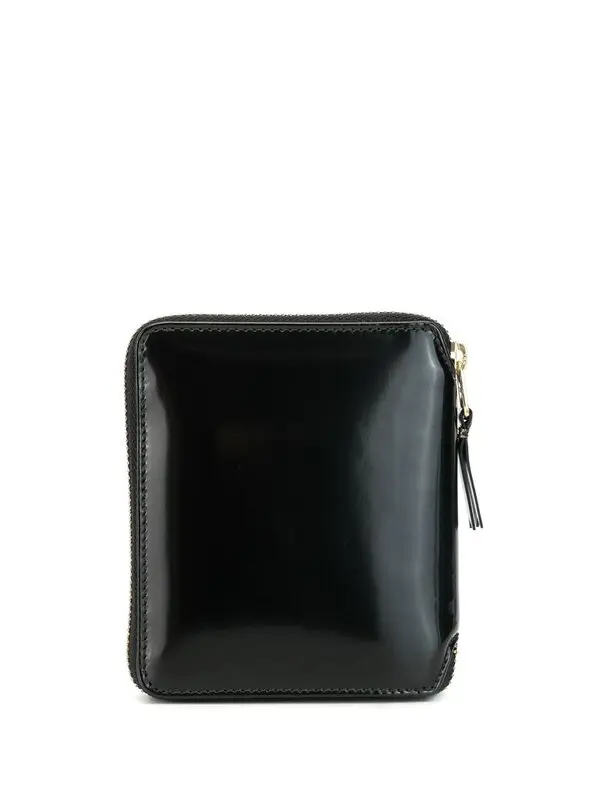 Comme Des Garçons Zip-around Leather Wallet - Black
