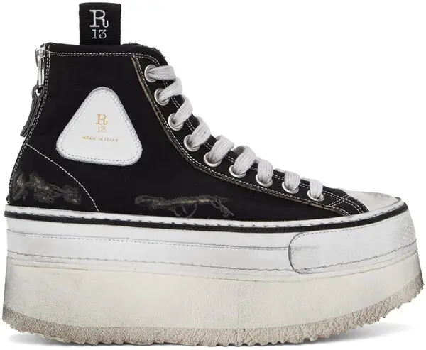 R13 Platform High-top Sneakers - Complete Price | Editorialist
