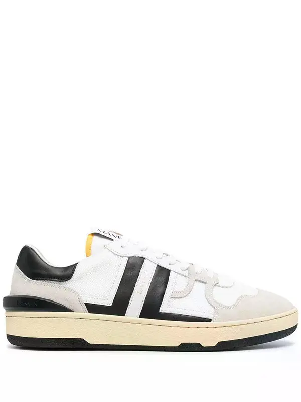 LANVIN Panelled Low-top Sneakers - White