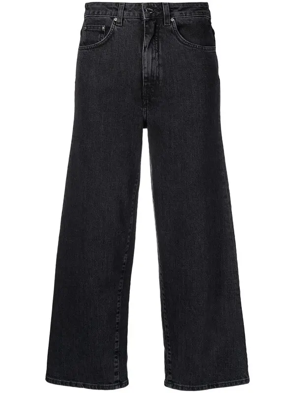 TOTÊME High-waisted Wide-leg Jeans - Black