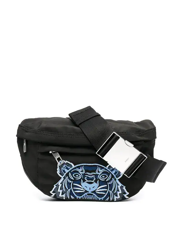 Kenzo Embroidered Tiger Belt Bag - Black | Editorialist
