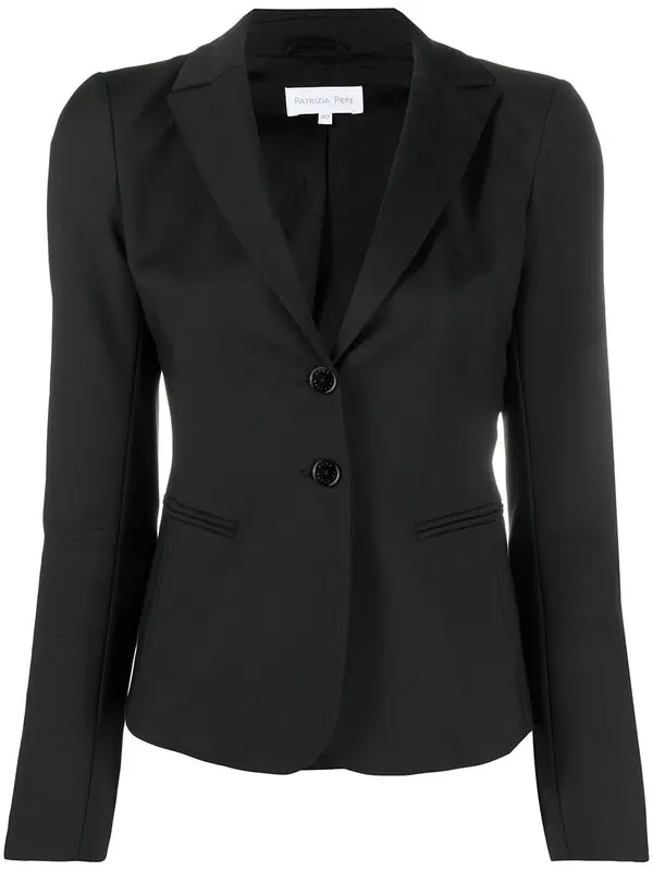 Patrizia Pepe Fitted Blazer - Black
