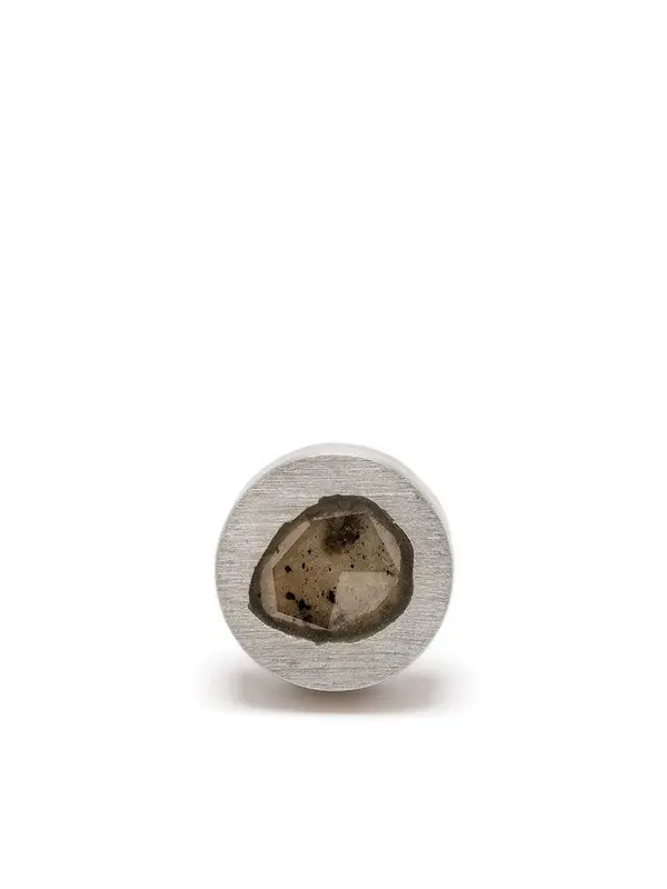 PARTS OF FOUR Diamond Single Earring - Silver