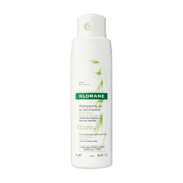 KLORANE Dry Shampoo With Oat Milk Non-aerosol - One-color