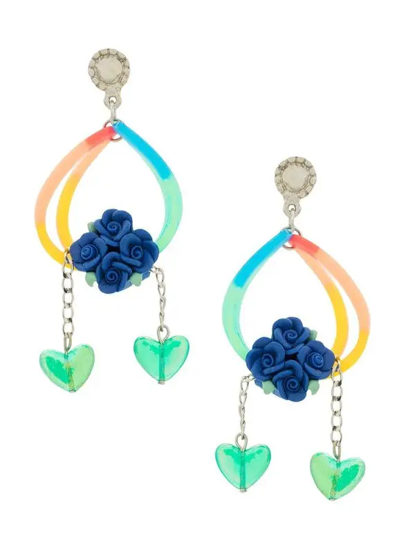 AMIR SLAMA Rainbow Dangle Earrings