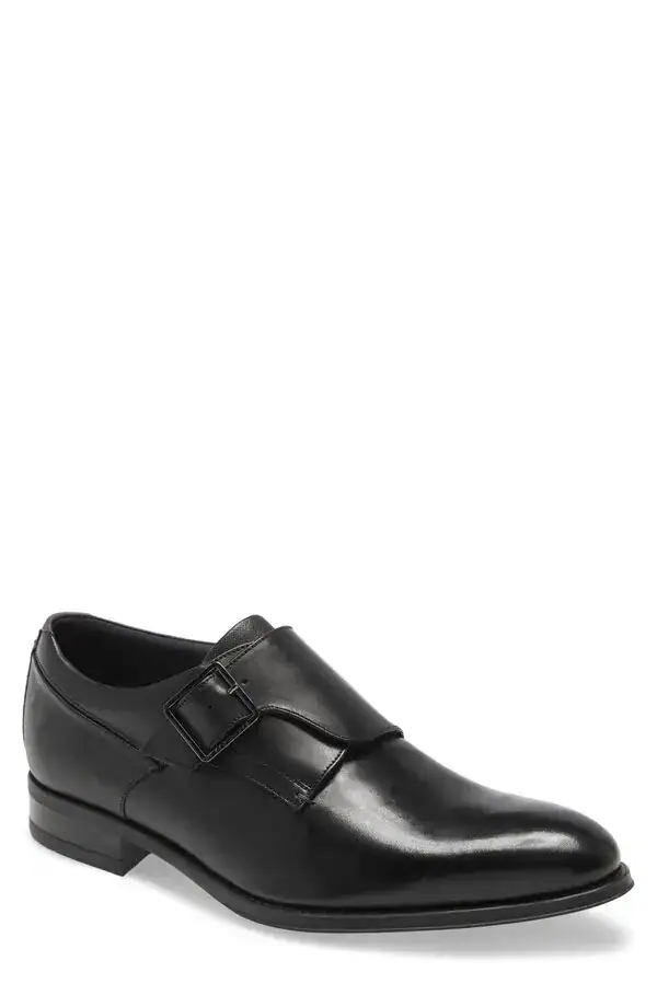 Ted Baker London Dark Leather Monk Strap Shoes Ted Baker London | Shoes | Ted Baker Mens Clinte Monkstrap  main image 2