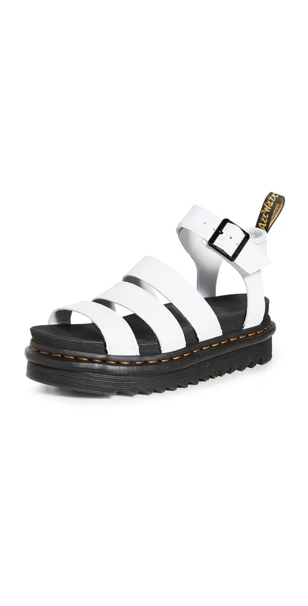 Dr. Martens Blaire Chunky Sandals - White Hydro