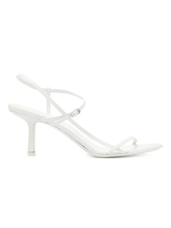 THE ROW Bare Leather Sandals - White