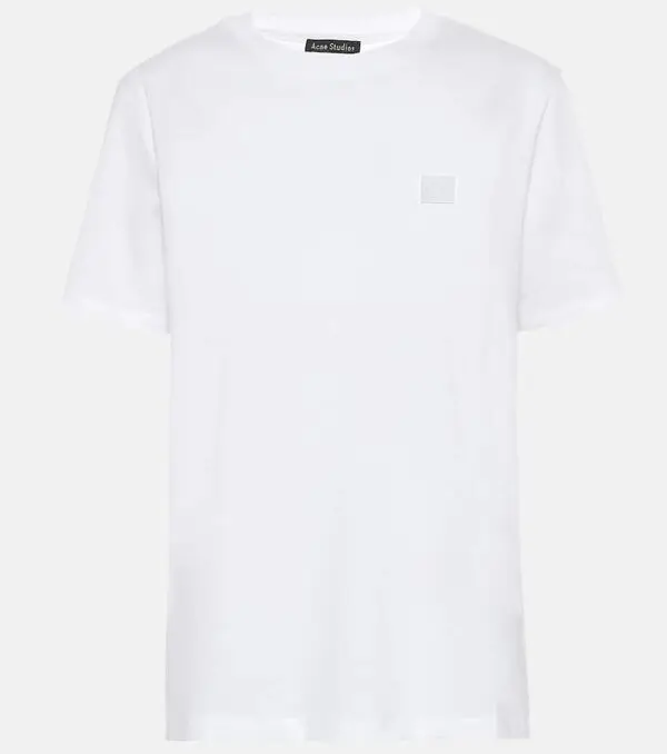 Acne Studios Face Cotton T-shirt - White