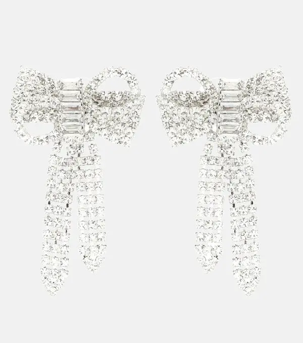 JENNIFER BEHR Lola Crystal Bow Earrings