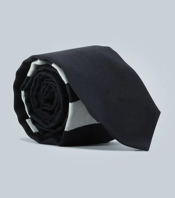 Thom Browne 4-bar Wool Neck Tie