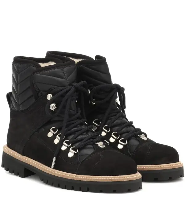 GANNI Edna Suede Ankle Boots