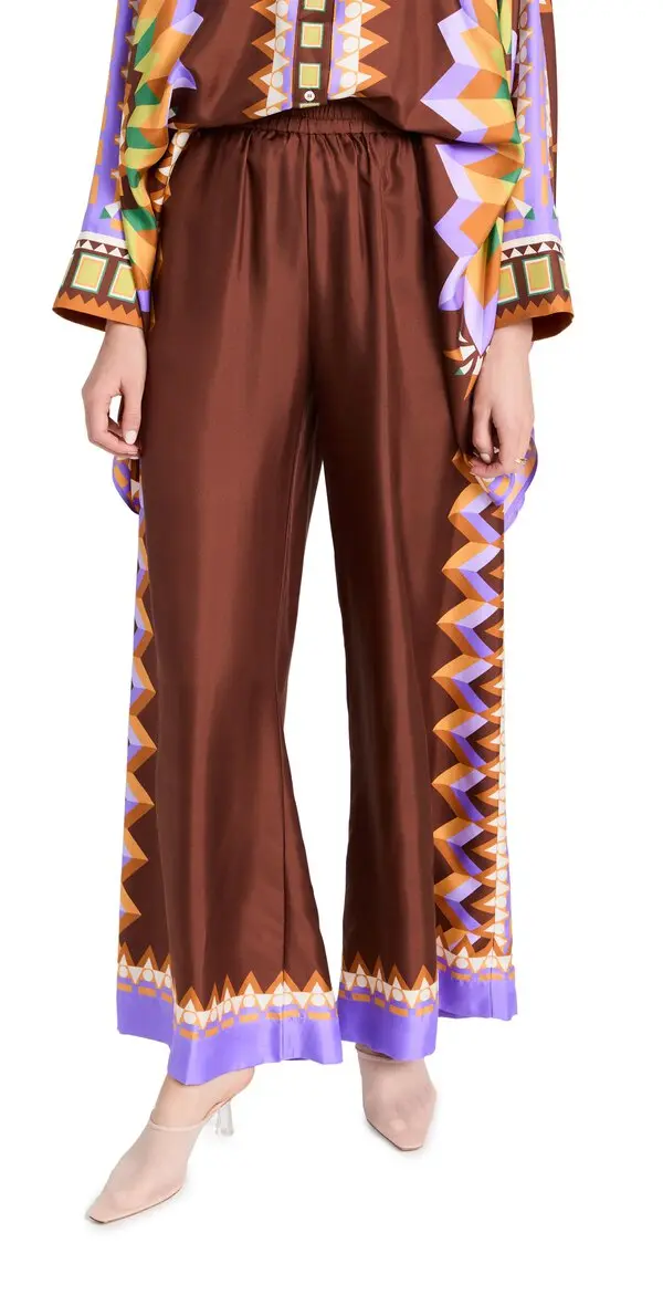 La DoubleJ Palazzo Pants - Sunset Moro Placée