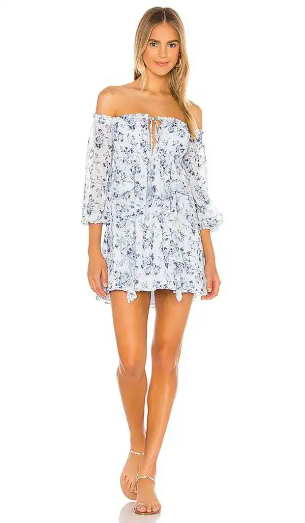 blue dress for baby girl Dress Casual Short by House of Harlow in Blue, Size: M