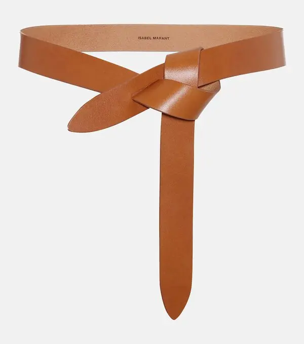 Isabel Marant Lecce Leather Belt - Brown