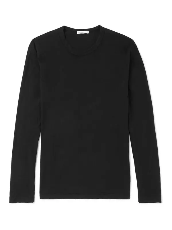 JAMES PERSE Cotton-jersey T-shirt - Black