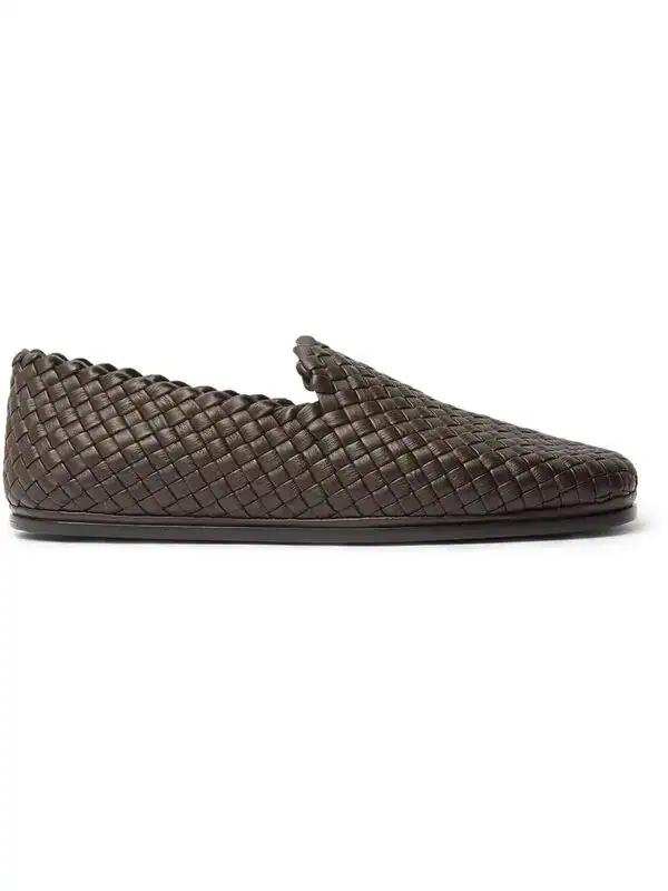 Loafers Yoox Bottega Veneta Bottega Veneta Intrecciato Leather