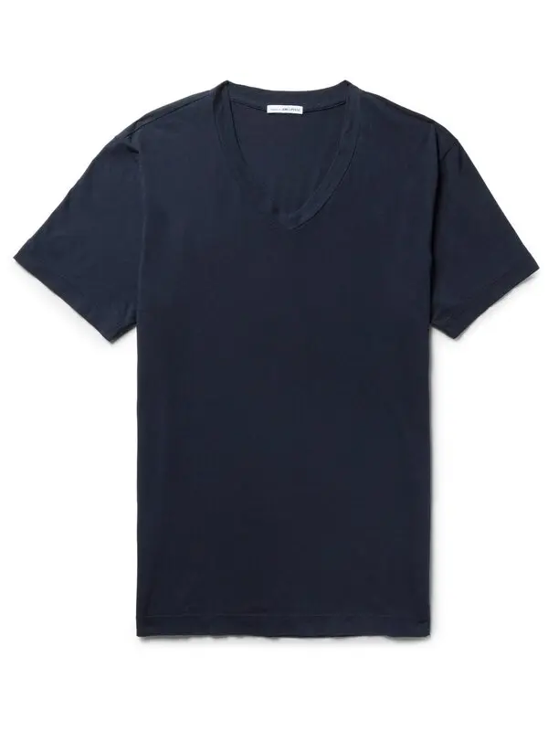JAMES PERSE Slim-fit Combed Cotton-jersey T-shirt