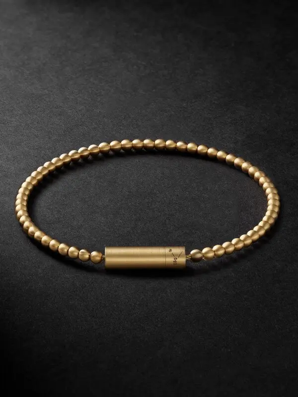 Le Gramme Le 15 18-karat Beaded Bracelet - Gold
