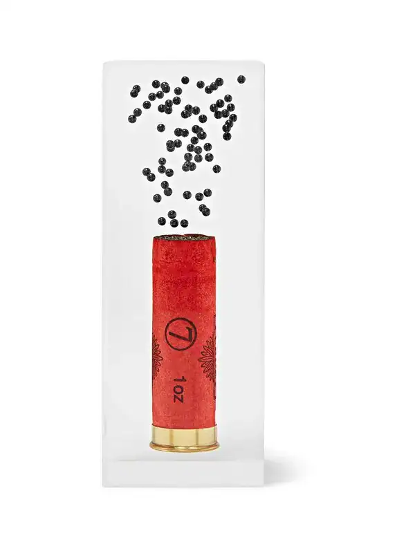 Purdey Exploding Cartridge Perspex Paperweight - Neutrals | Editorialist